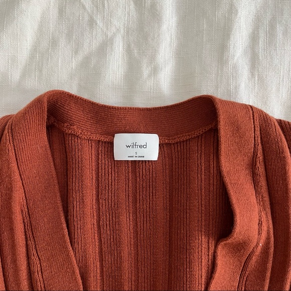 Aritzia | Sweaters | Wilfred Plunge Front Cardigan | Poshmark